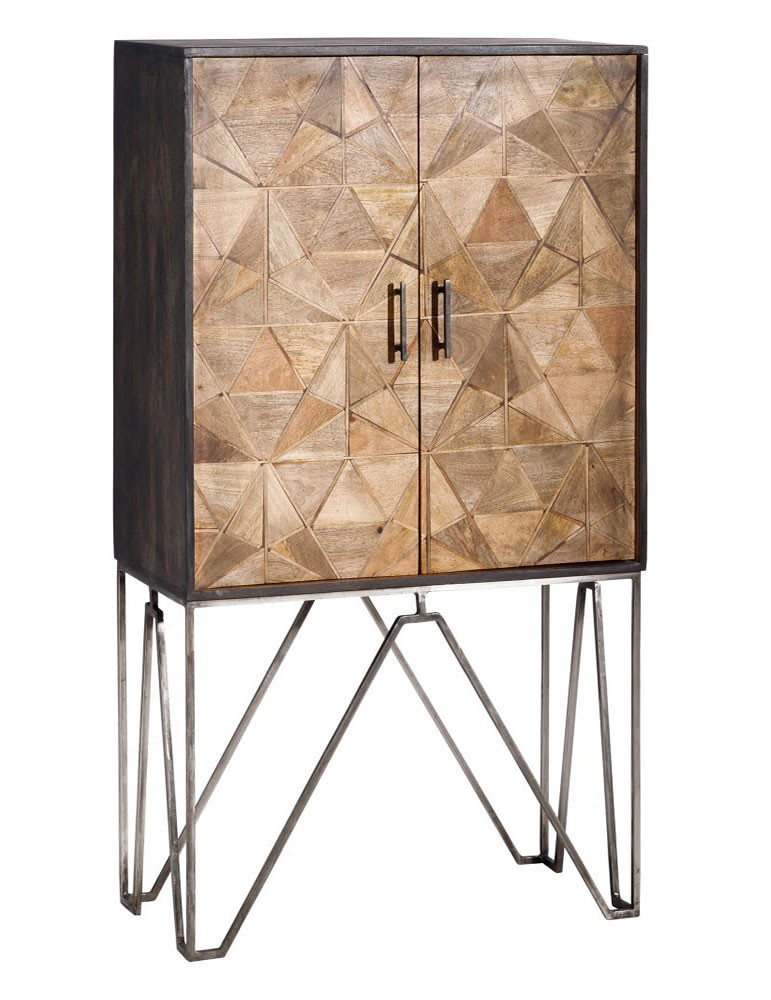 ALTA DECORACIÓN INTERIOR MUEBLE. MADERA DE MANGO